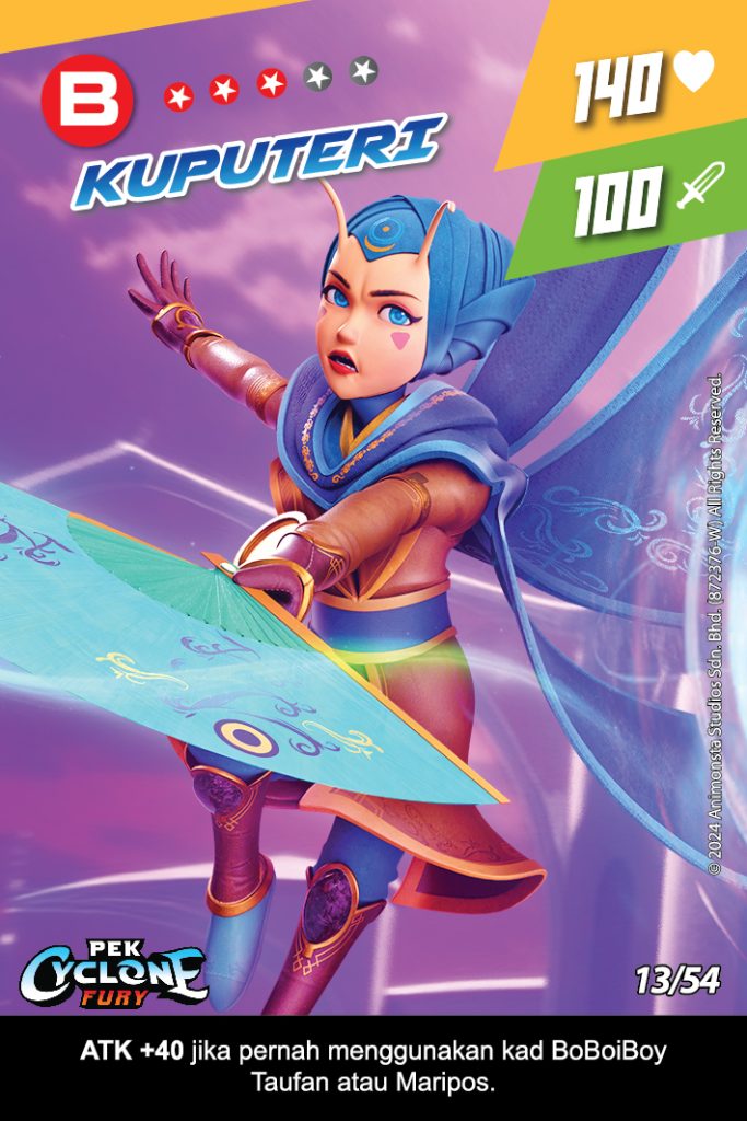 Pek Cyclone Fury Monsta Galaxy Card