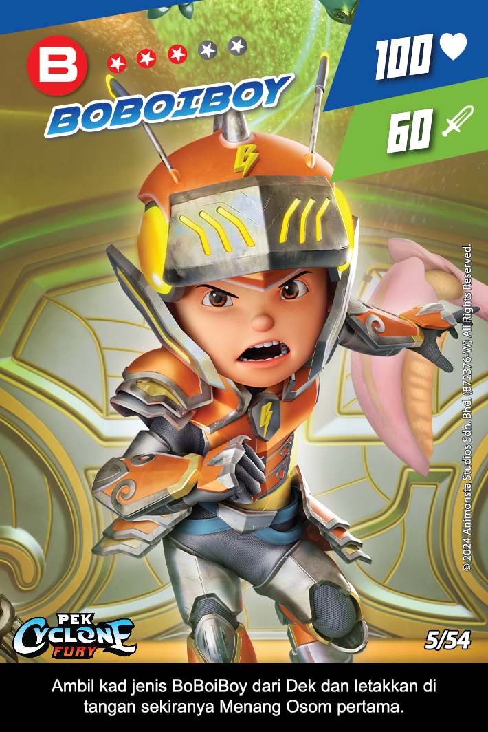 Pek Cyclone Fury – Monsta Galaxy Card