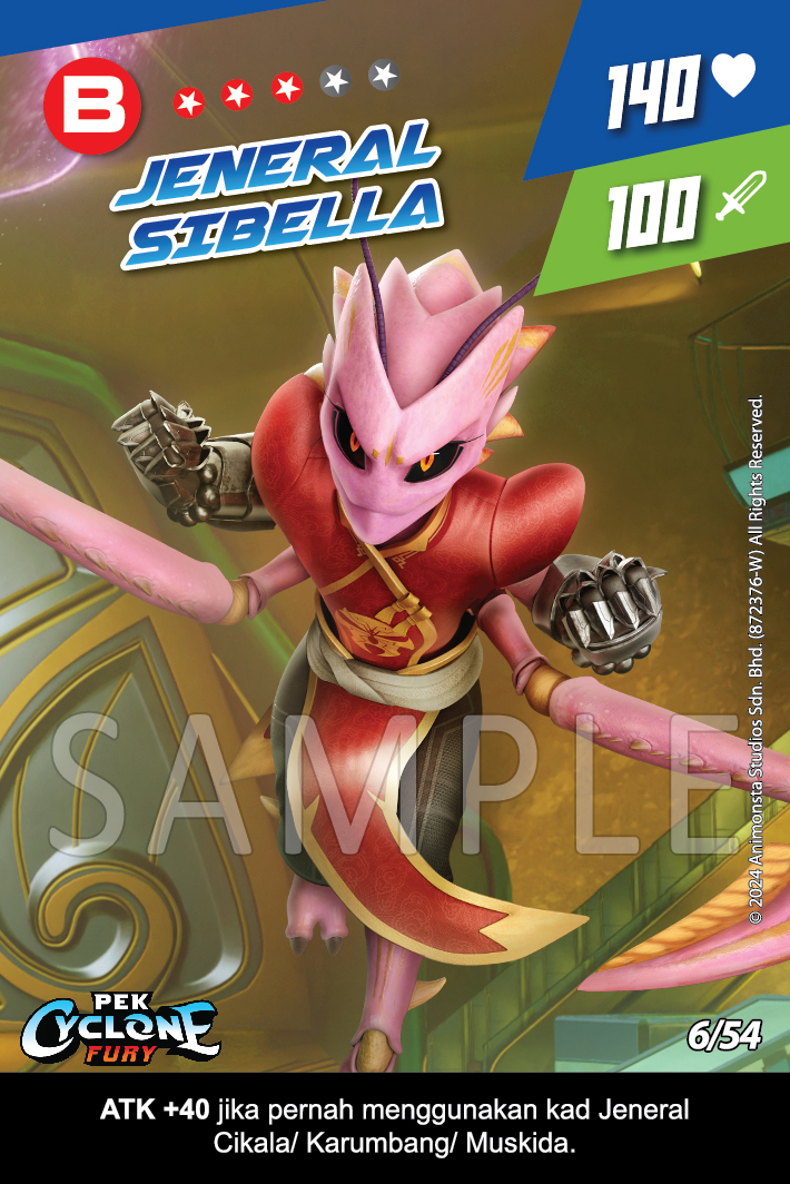 Pek Cyclone Fury – Monsta Galaxy Card