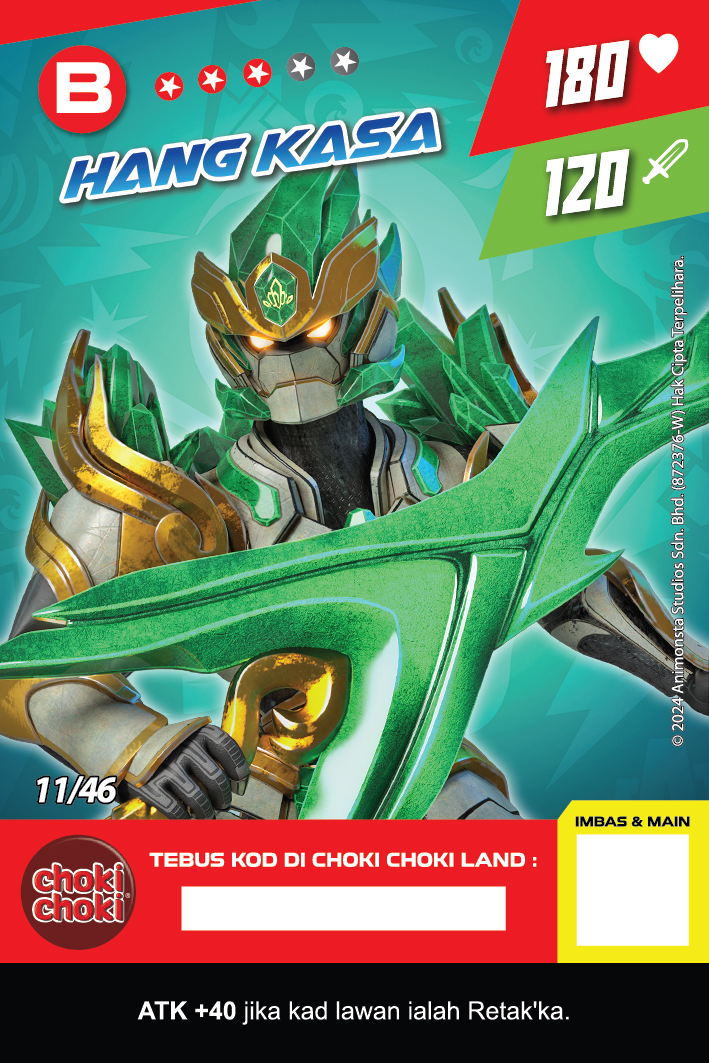 Pek Choki Choki – Monsta Galaxy Card