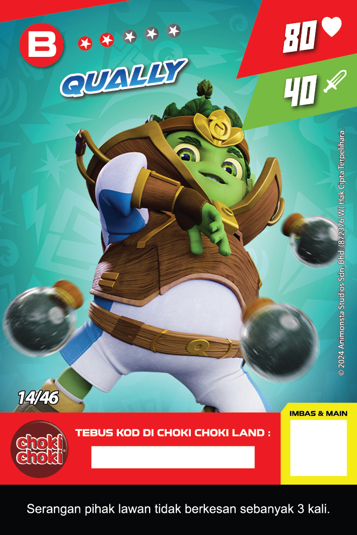 Pek Choki Choki – Monsta Galaxy Card